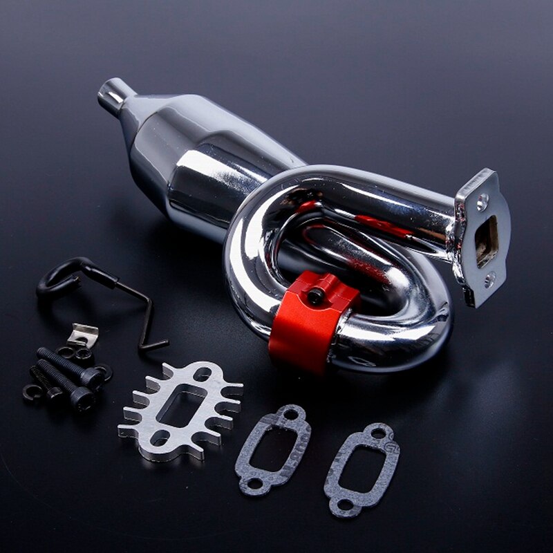 Chrome Resonant Tube Tuned Pipe Exhaust Pipe Gener... – Grandado