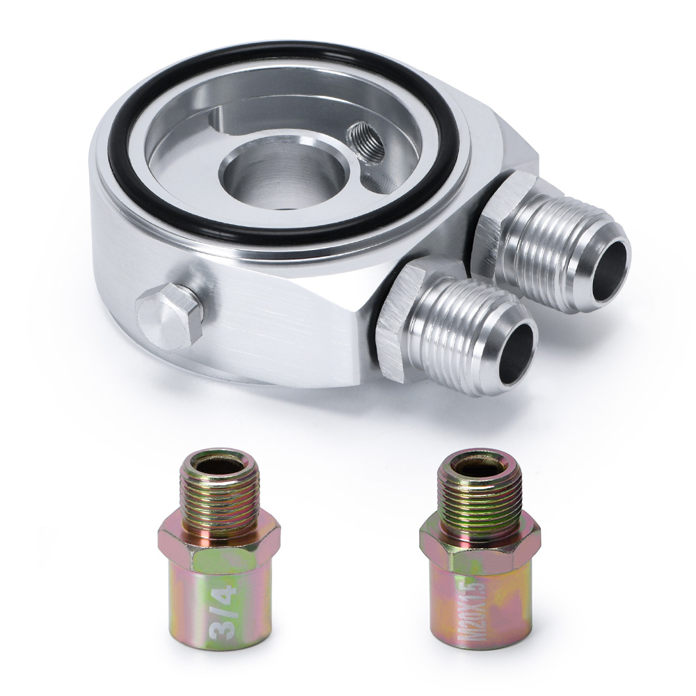 - Universal oil filter sandwich adapter Aluminum S... – Grandado