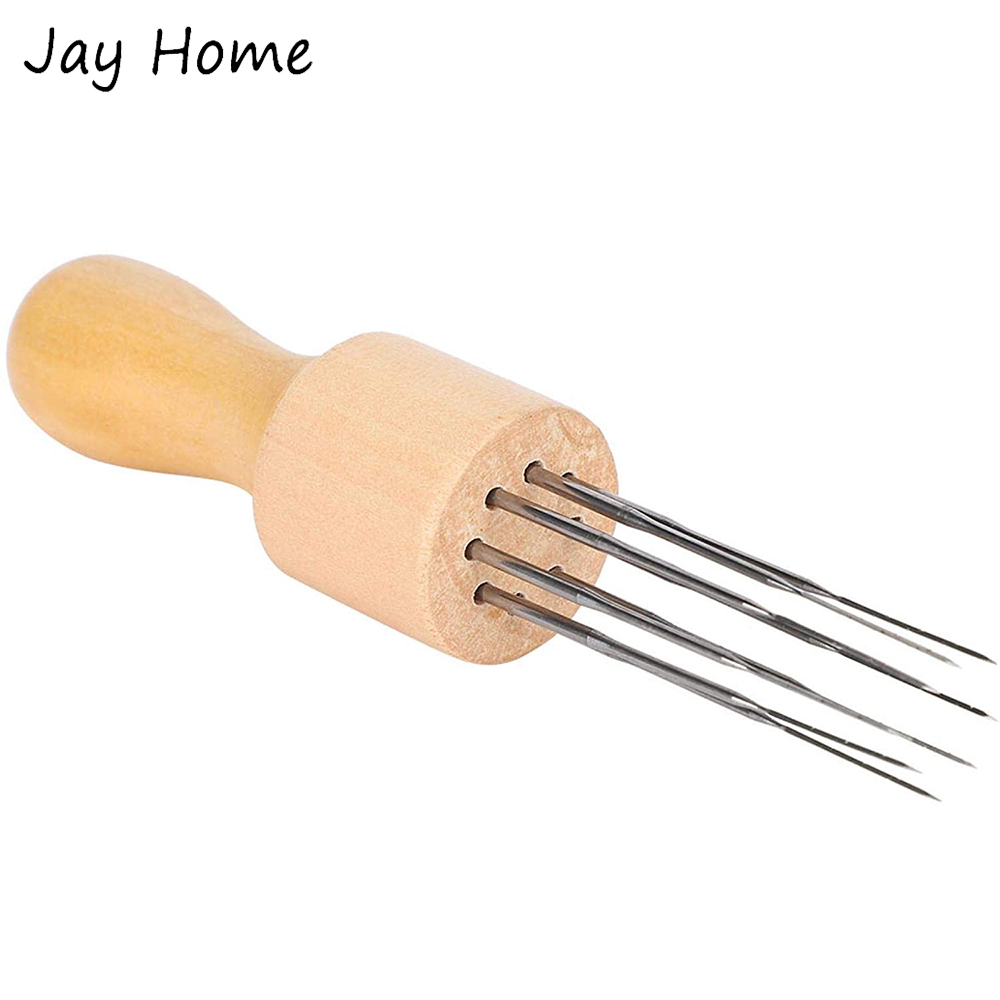 Aguja de fieltro de lana con ocho agujas para manu... – Grandado