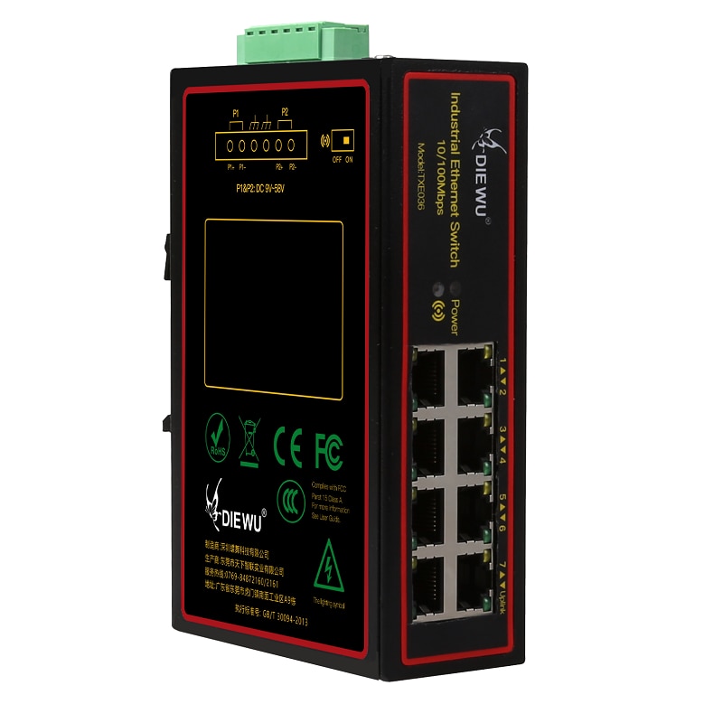 8 Ports 10/100M Industrial Ethernet Enhance Switch... – Vicedeal
