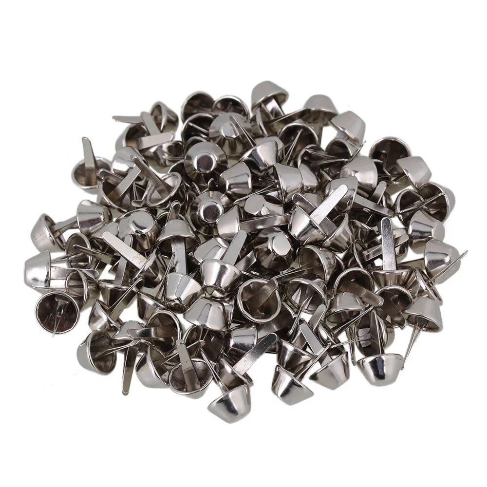 Tachuelas de cabeza cónica plateada, con 2 vástago... – Grandado