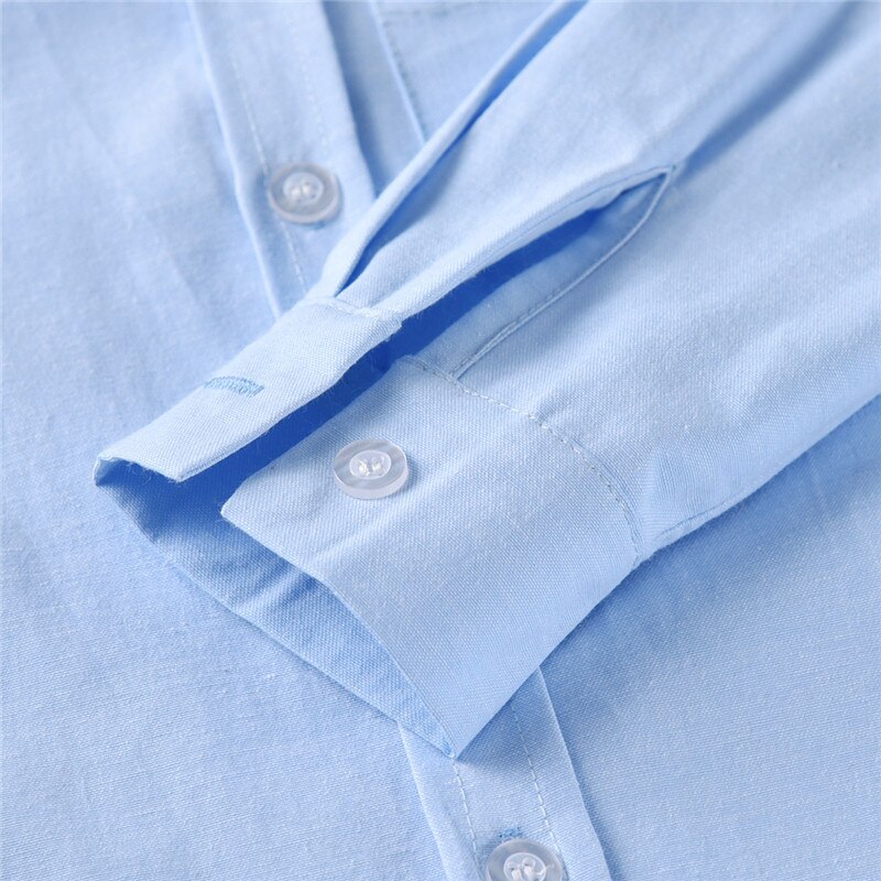 Oklady Spring Cotton Boys Shirts Blue White School... – Grandado
