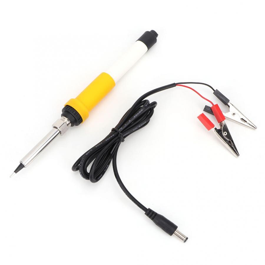 DC 12V 40W Crocodile Clip Powered Soldering Iron P... – Grandado