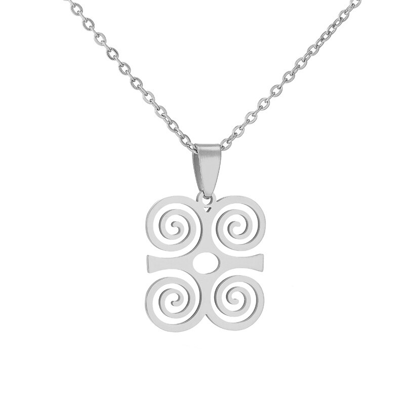 Africa Symbol Pendant Necklaces Stainless steel af... – Grandado