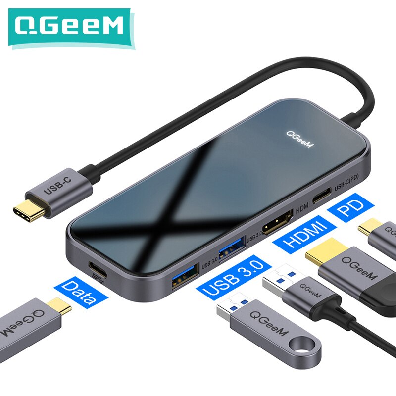 QGeeM USB C para Macbook Pro Multi Hub USB 3,1 de ... – Grandado