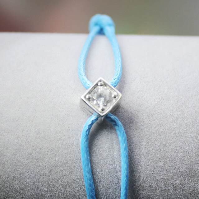 Only 925 Stamp Silver Le Cube Diamant Bracelet For... – Grandado