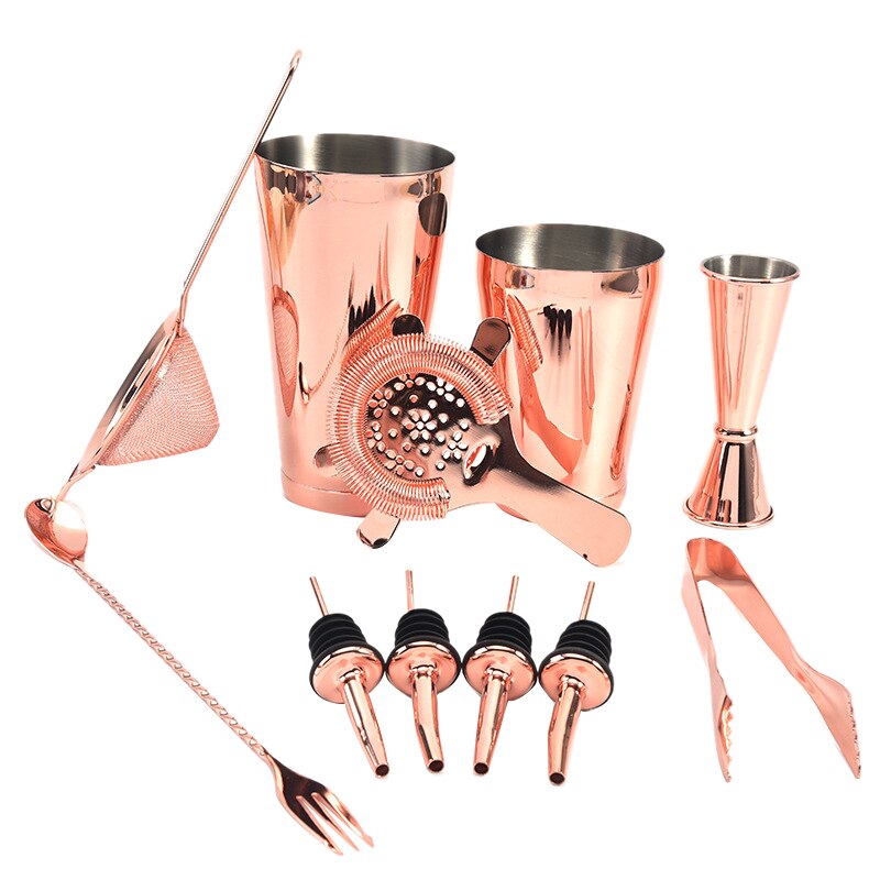Premium Cocktail Shaker Bar Tools Set(11 Pcs)Stain... – Vicedeal