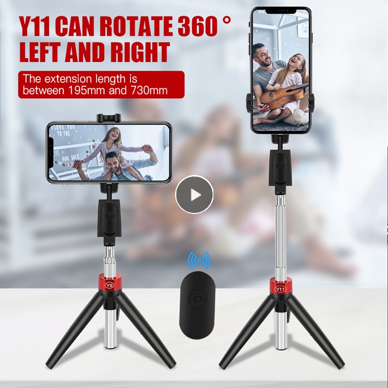 3-in-1 Tripod Selfie Stick Tripod With Bluetooth M... – Grandado