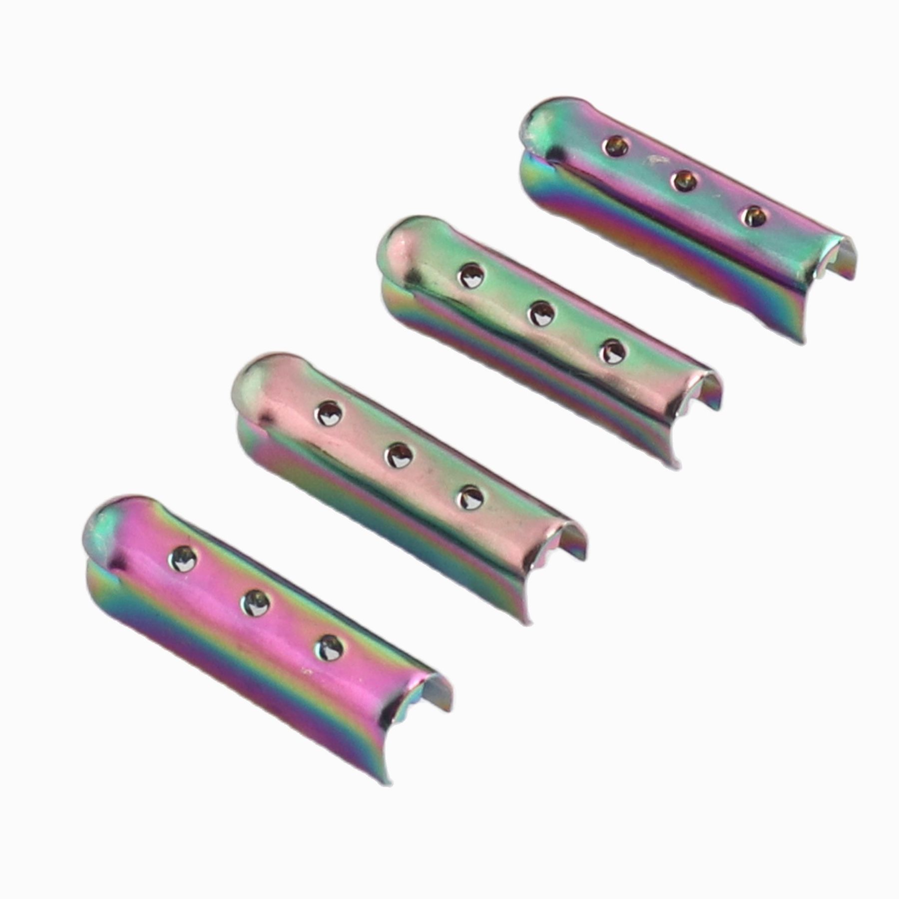 50Pcs Rainbow Linteinde Klemmen Cord Crimp End Cri... – Grandado