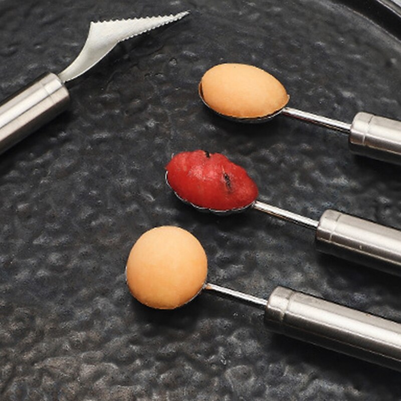 Rvs Fruit Bal Graven Apparaat Watermeloen Bal Grav... – Vicedeal