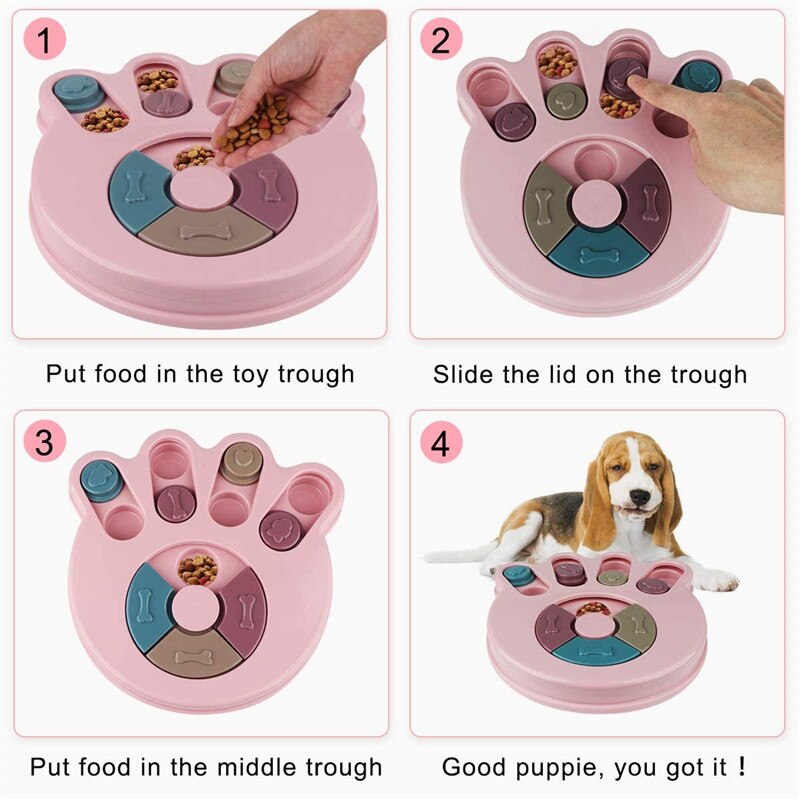 Interactieve Hond Puzzel Speelgoed Slow Feeder Ver... – Grandado