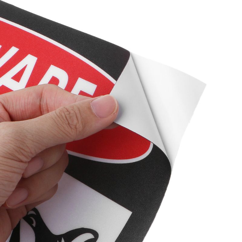 Indoor Outdoor Adhesive Warning Security Dog Bewar... – Vicedeal