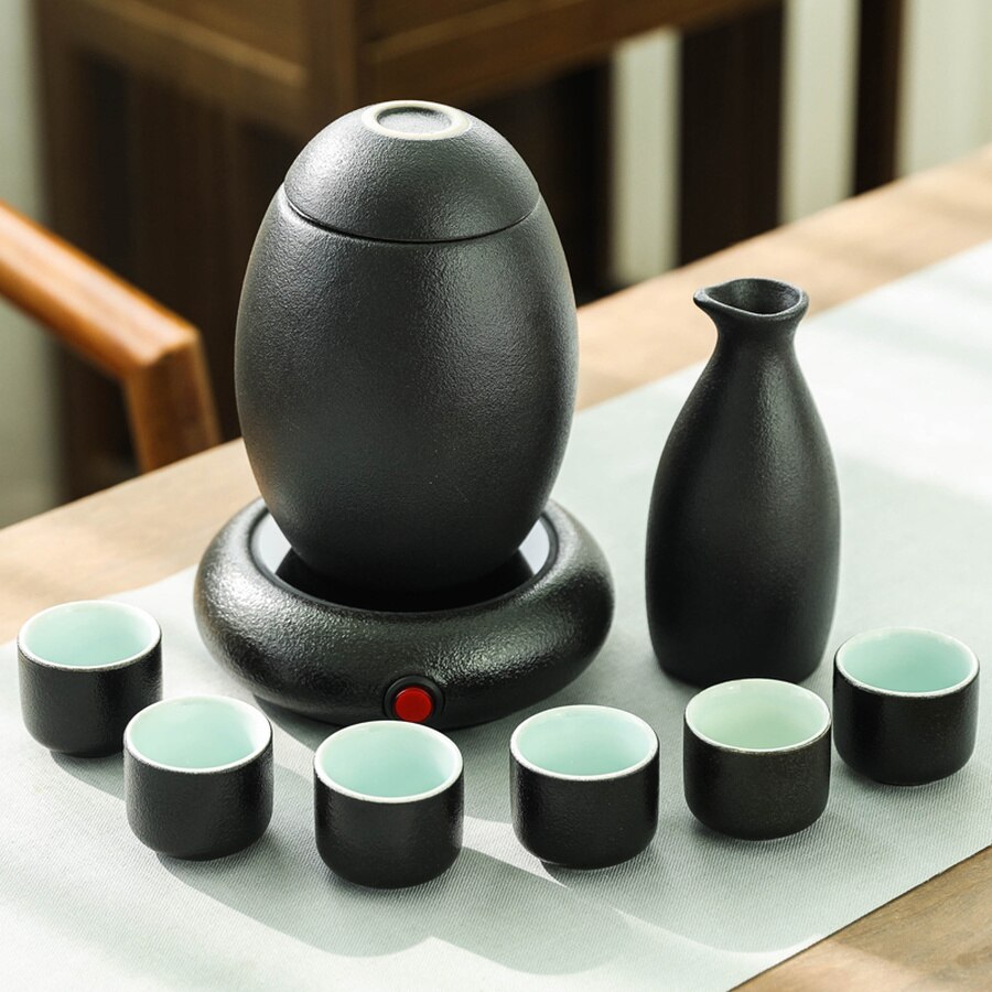 Crude Pottery Antique Wine Set Japanese Style Wedd... – Vicedeal