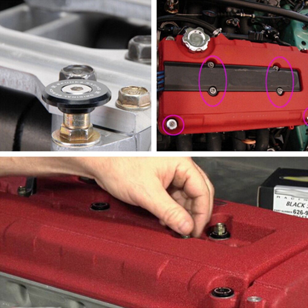 Aluminum Nut Kit Engine Valve Cover Bolt For B Ser... – Grandado