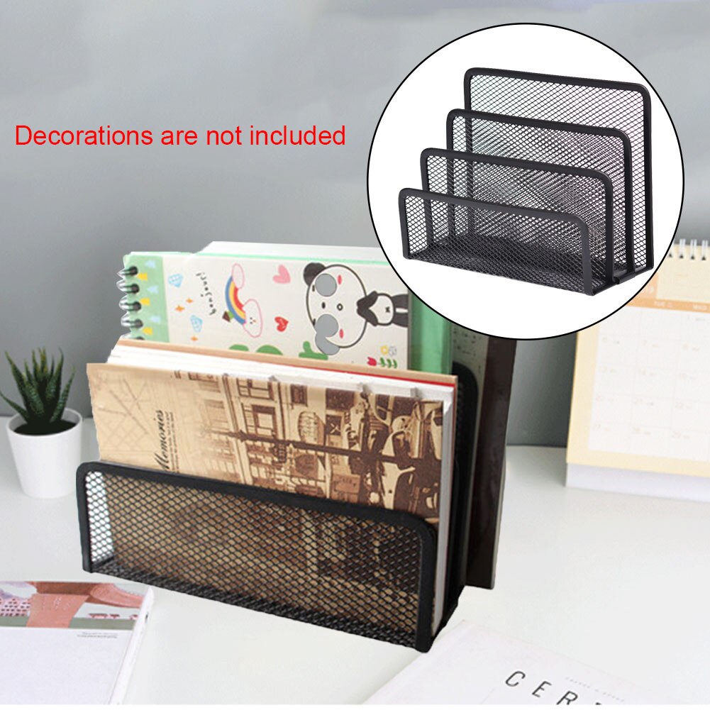 School File Organizer Supplies Desktop Tray Rack T... – Grandado