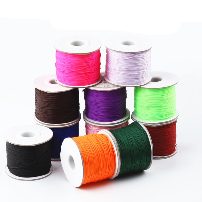 50Yards/Roll 0.8mm Nylon Cord Thread Chinese Knot ... – Vicedeal