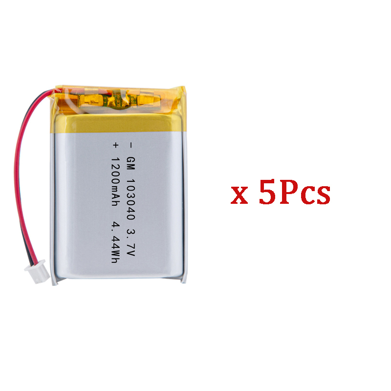 High Capacity 103040 3.7v 1200mAh Li-ion Lipo Cell... – Grandado