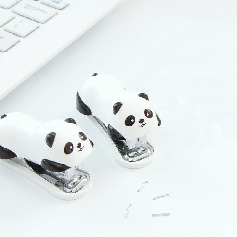Mini Panda Stapler Set Kawaii Cartoon Panda Practi... – Grandado