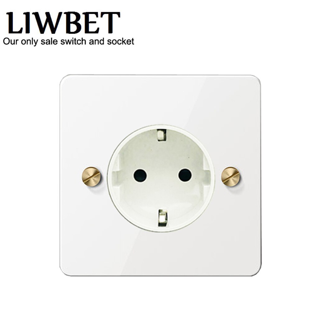 LIWBET EU Standard Wall Socket And White Color Sta... – Vicedeal