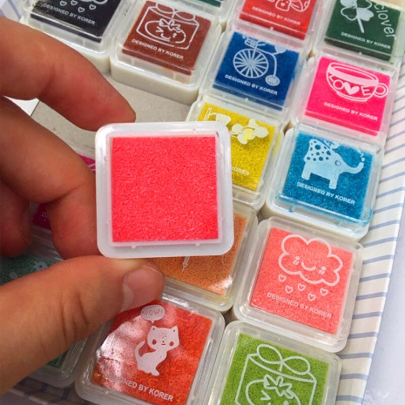24 Colors DIY Scrapbooking Stamp inkpad Vintage Cr... – Grandado