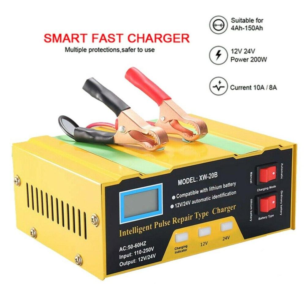 10A Automatische Auto Batterij Oplader Intelligent... – Vicedeal