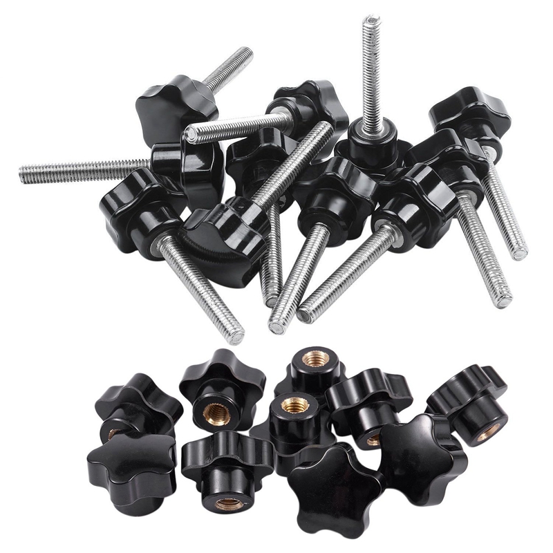 11Pcs M6 X 40Mm Draad 25Mm Dia Ster Vormige Hoofd ... – Vicedeal