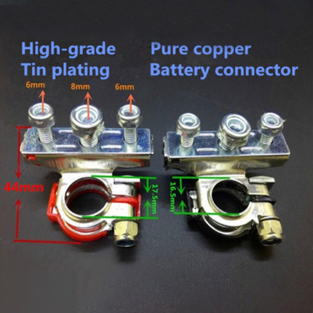 2Pcs Positive Negative Car Truck Van Vehicle Batte... – Grandado