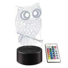 3D Cartoon Animal Shaped Visualization LED Night L... – Grandado