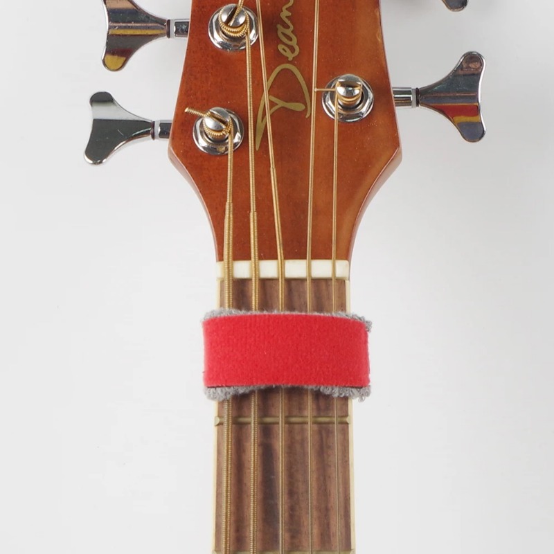 Guitar Bass Strings Mute Dampeners Strap Noise Red... – Grandado