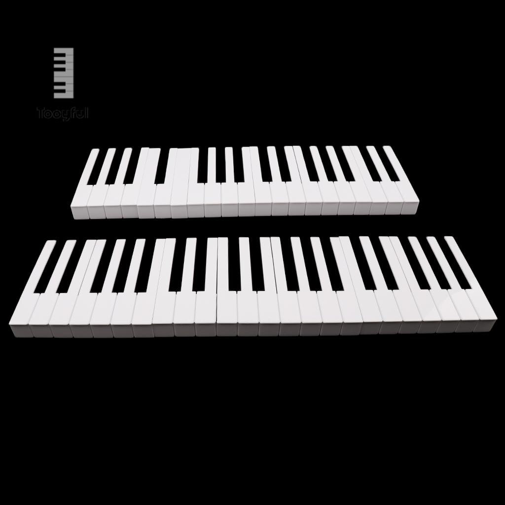 Tooyful 1 Set 52 Keys Piano Keytops Keyboard Repla... – Grandado