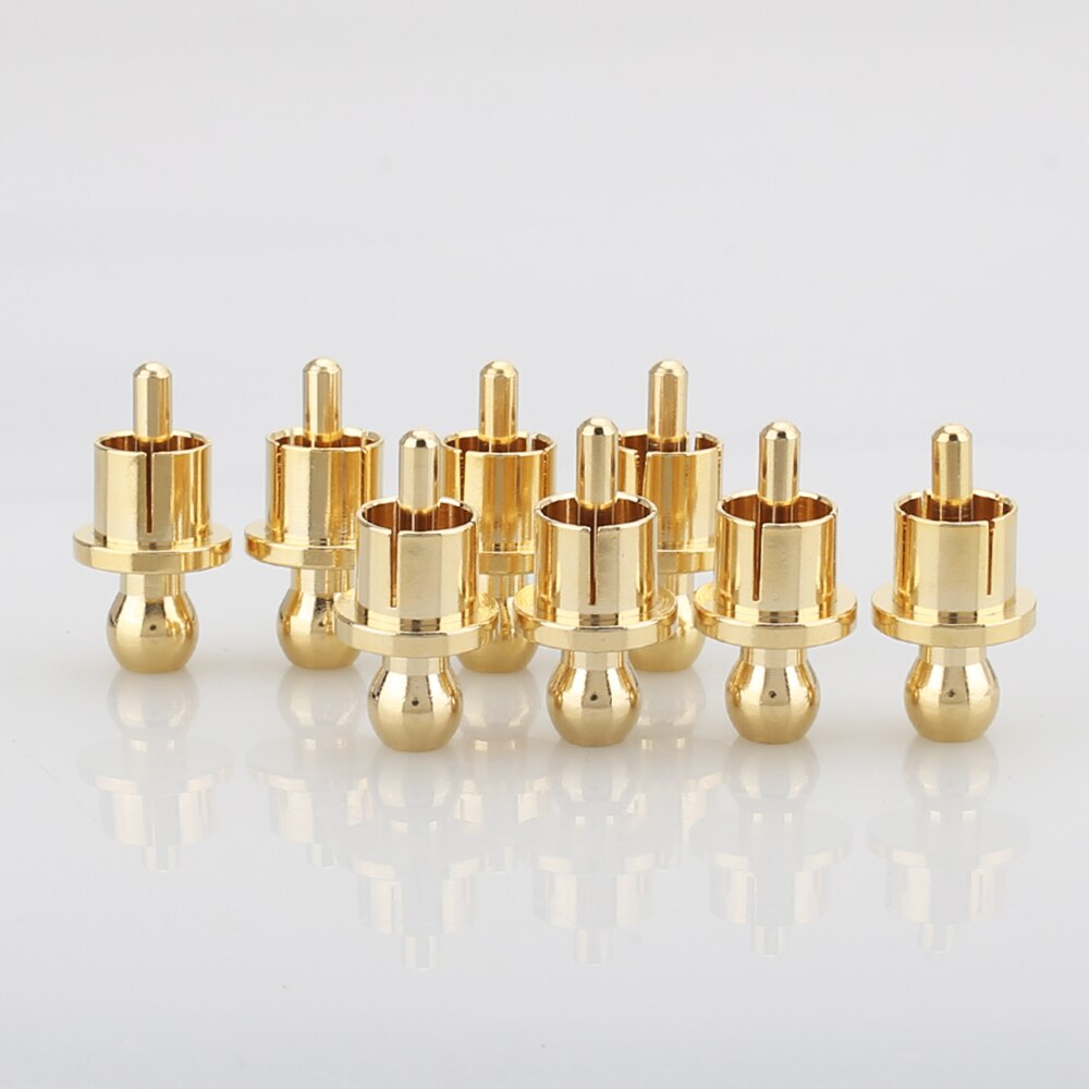 8 pcs Gold Plated RCA Cap Plug Short-Circuit Socke... – Grandado