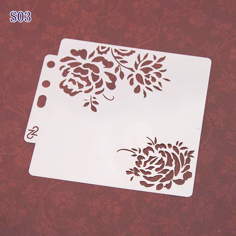 Twinkle Stars/Flowers/Arrow Layering Stencils Pain... – Grandado