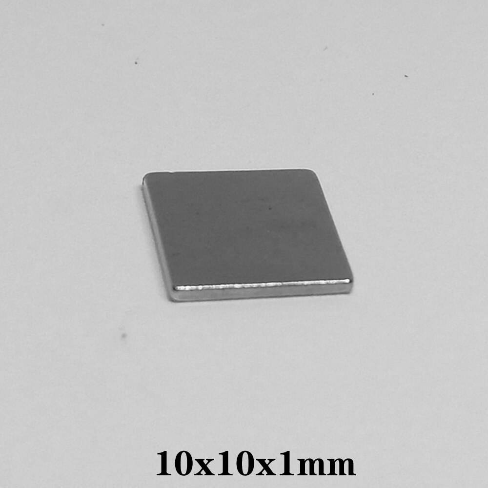 20~500pcs 10x10x1 mm Neodymium Magnet 10mm*1mm Thi... – Vicedeal