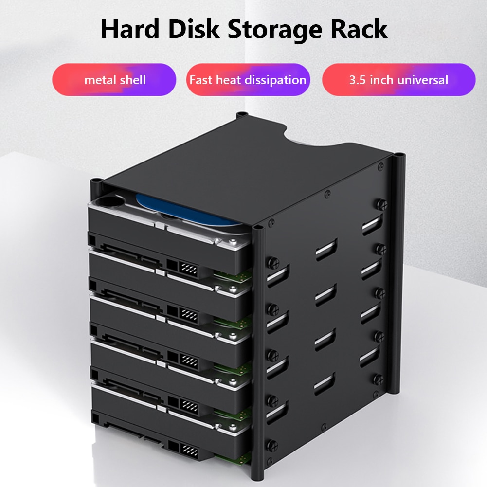 Acasis Hard Drive Storage Rack HDD Case 5 Layers H... – Vicedeal