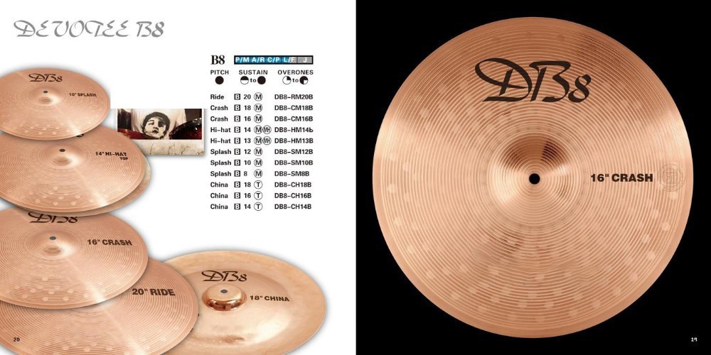 8inch B8 splash meadium cymbal 8%tin 92% copper – Grandado