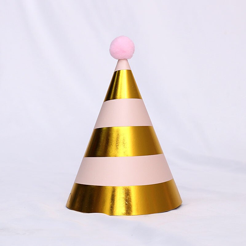 1pc Birthday Hat Paper Gold Sequin Happy Birthday ... – Vicedeal