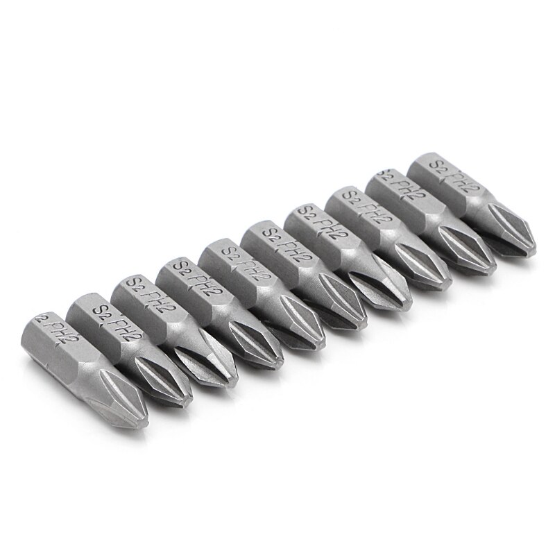 10 Pcs S2 Steel Screwdriver Bits 25mm Hex Shank To... – Grandado