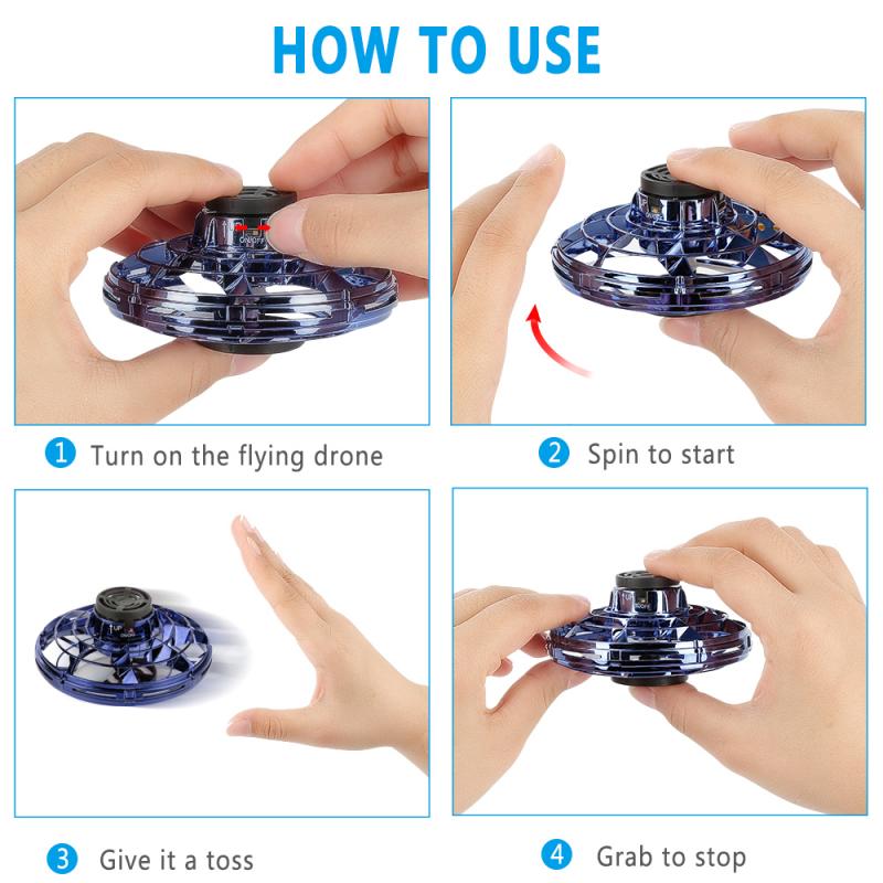 Mini Drone Flying Toy Hand Operated Drones For Kid... – Grandado