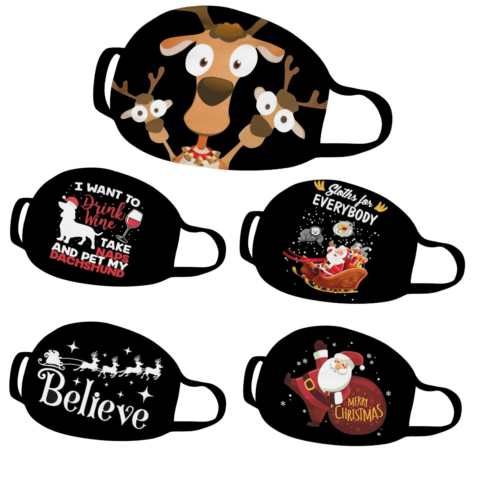 5Pcs Kerst Outdoor Maskers Kerst Decoraties Voor H... – Vicedeal