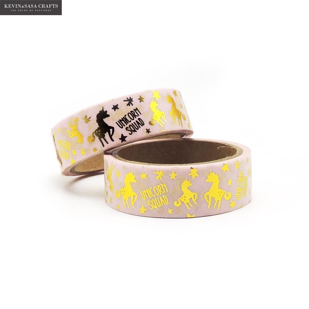 Unicorn Washi Tape Gold Foil Tape Stationery Decor... – Grandado
