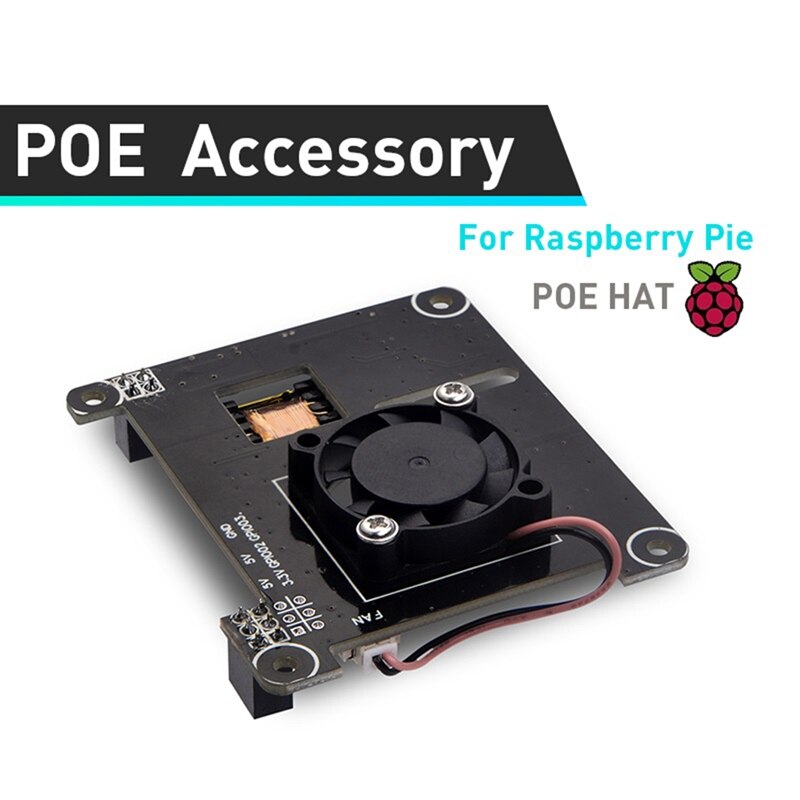 JABS POE HAT For Raspberry Pi, IEEE802.3Af Standar... – Grandado