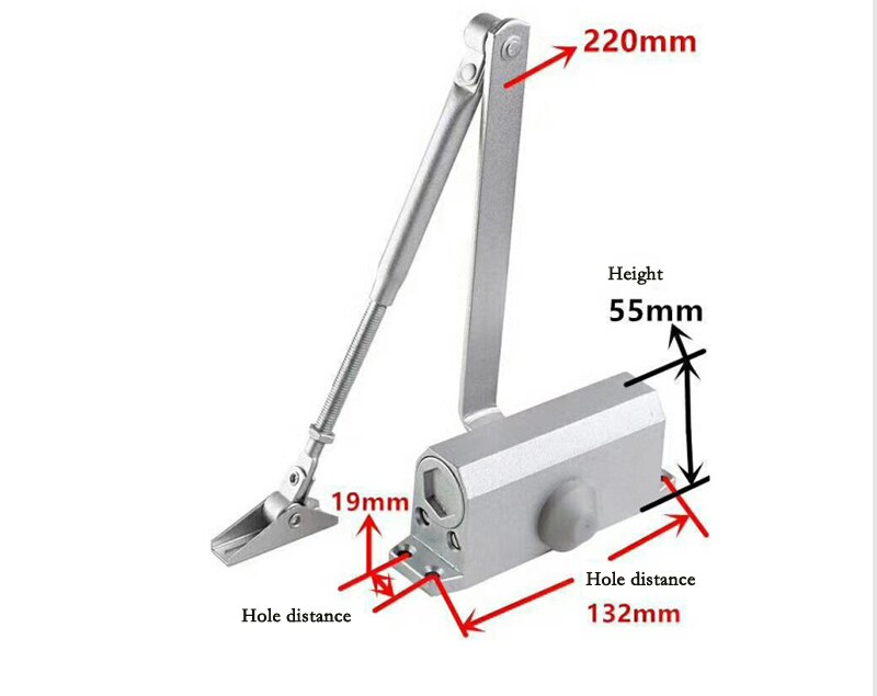 Adjustable Hydraulic Automatic Locking Closer Mute... – Grandado