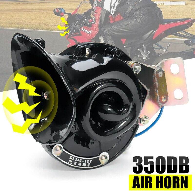 300DB 12V 24V Electric Auto Air Horn Super Loud Ra... – Grandado