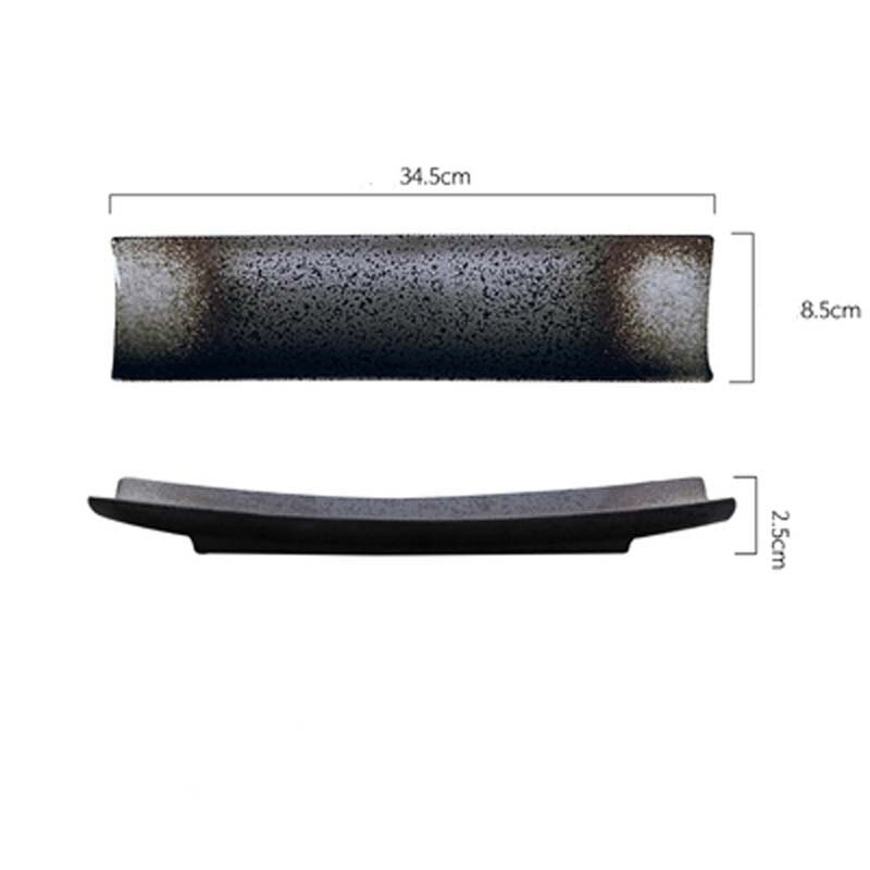 FANCITY Japanese long plate rectangular sushi plat... – Grandado