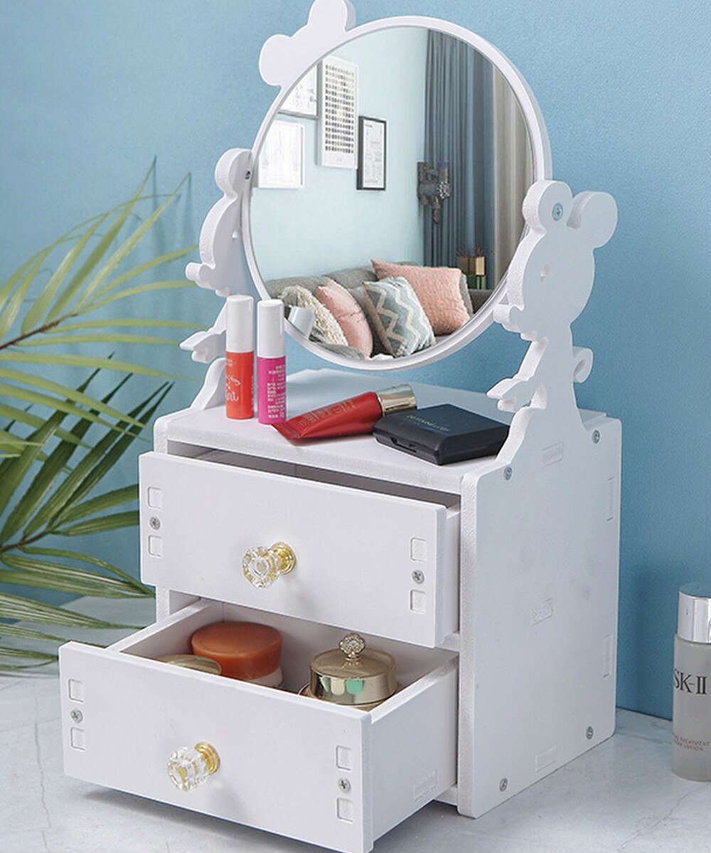 Make up mirror desktop net red dressing mirror bed... – Vicedeal