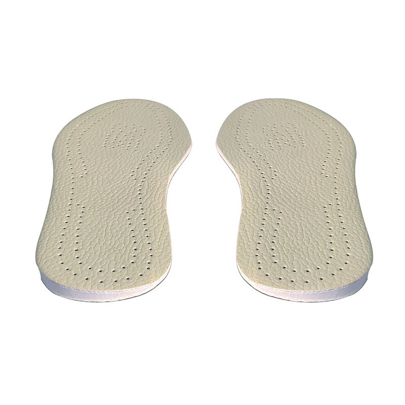 Unisex Leather O/X Leg Orthopedic Insoles Correcti... – Vicedeal