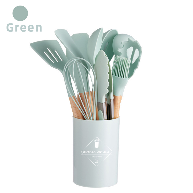 Silicone Kitchen Utensil Set Non-toxic cooking bak... – Vicedeal