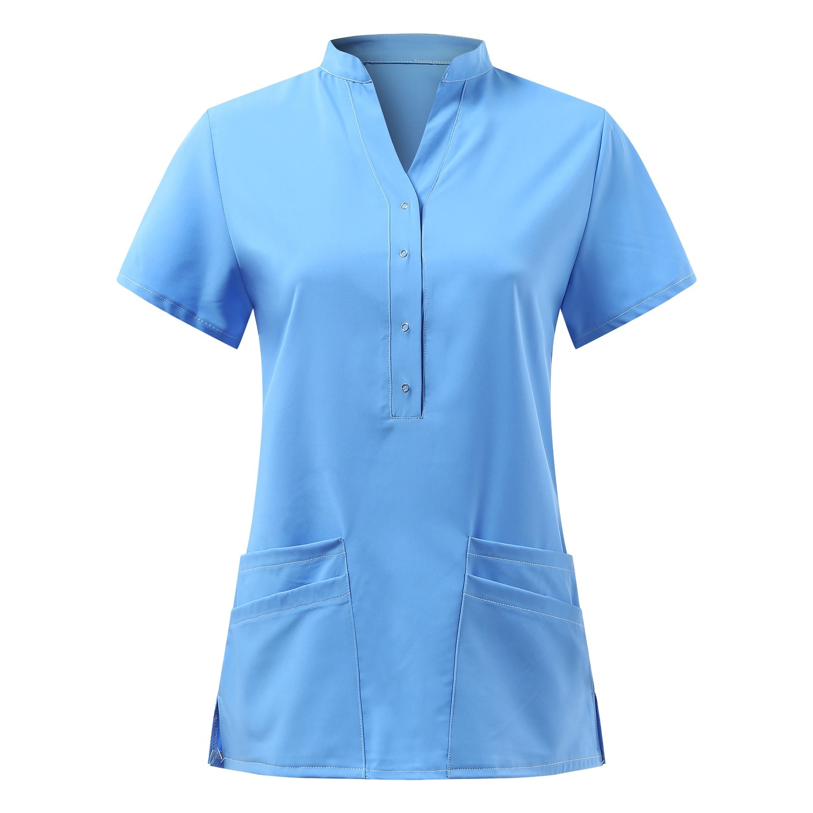 Women Medicated Uniforms Summer Short Sleeve V-Nec... – Grandado