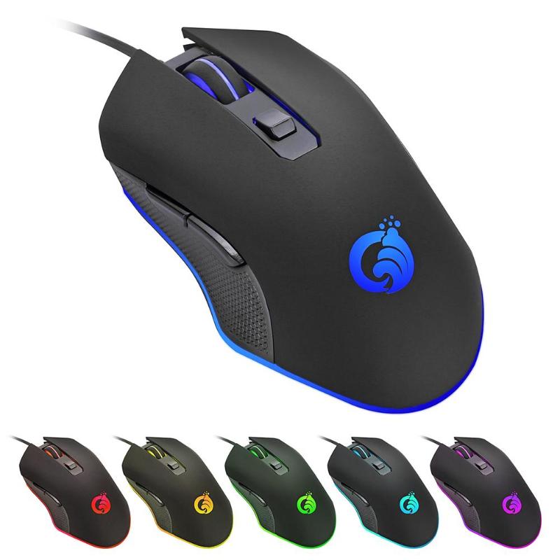 VODOOL G70 Gaming Mouse 6 Button 3600DPI RBG LED B... – Grandado