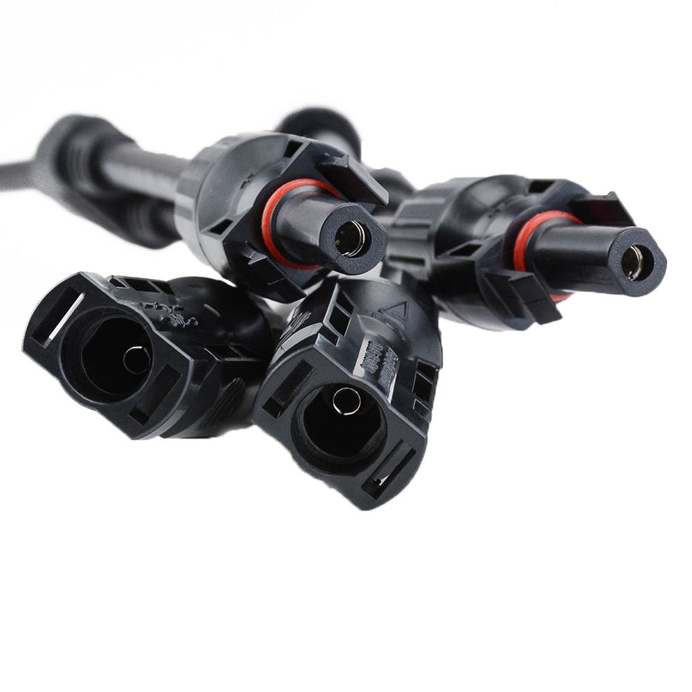 1 Pair 2Y Solar Panels Parallel Connection Connect... – Vicedeal